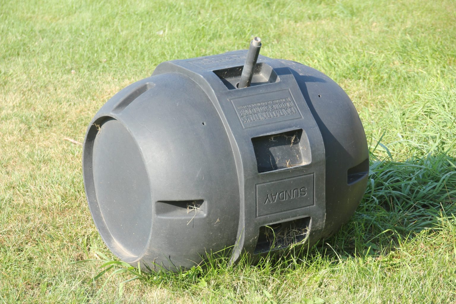 Barrel Composter: Do-It-Yourself Compost Bin Instructions – Wisconsin ...
