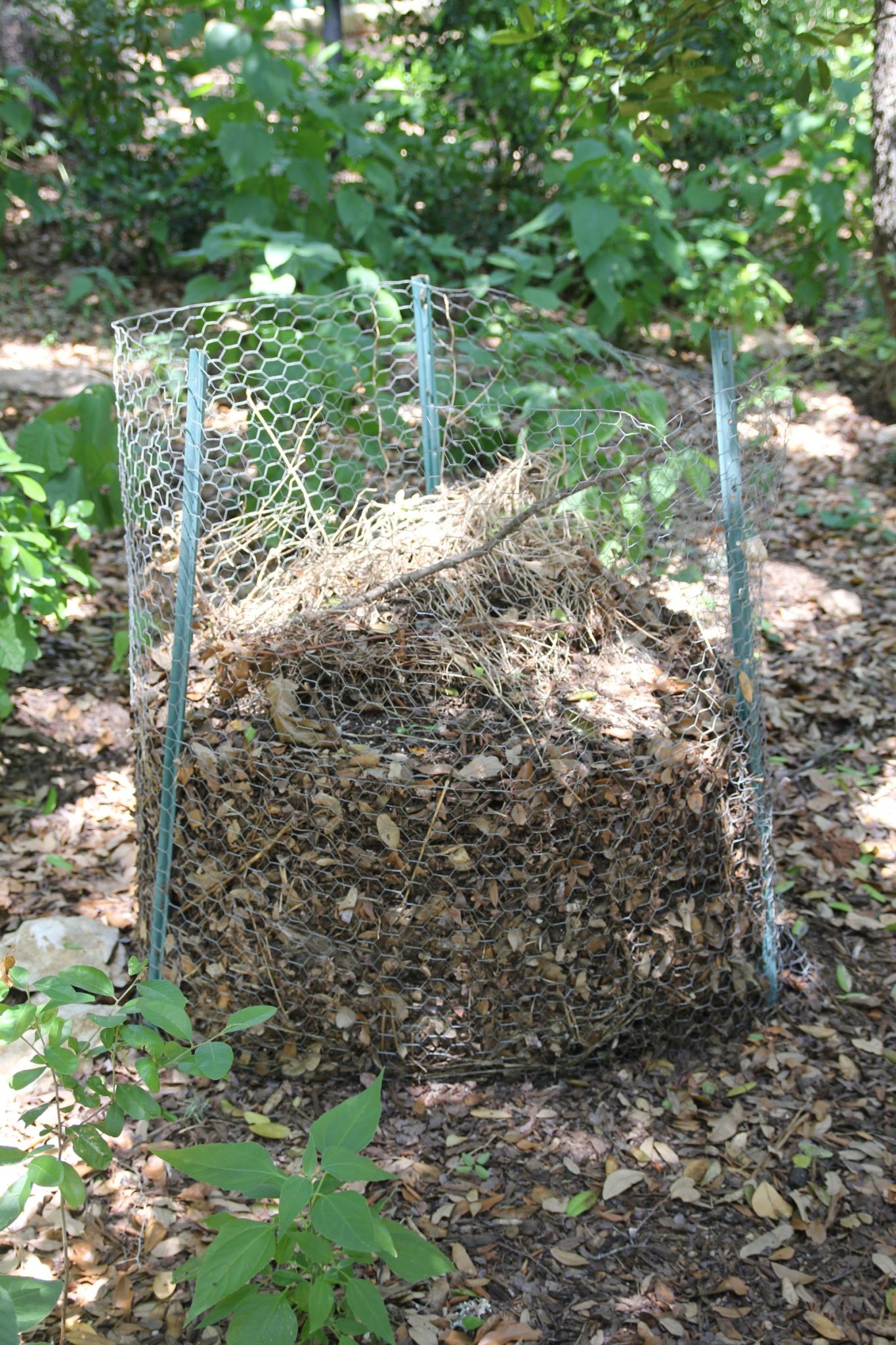 Wire Mesh Composter: Do-It-Yourself Compost Bin Instructions ...